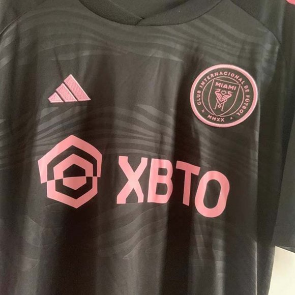 adidas | Shirts | Lionel Messi Inter Miami Soccer Jersey Away Black ...